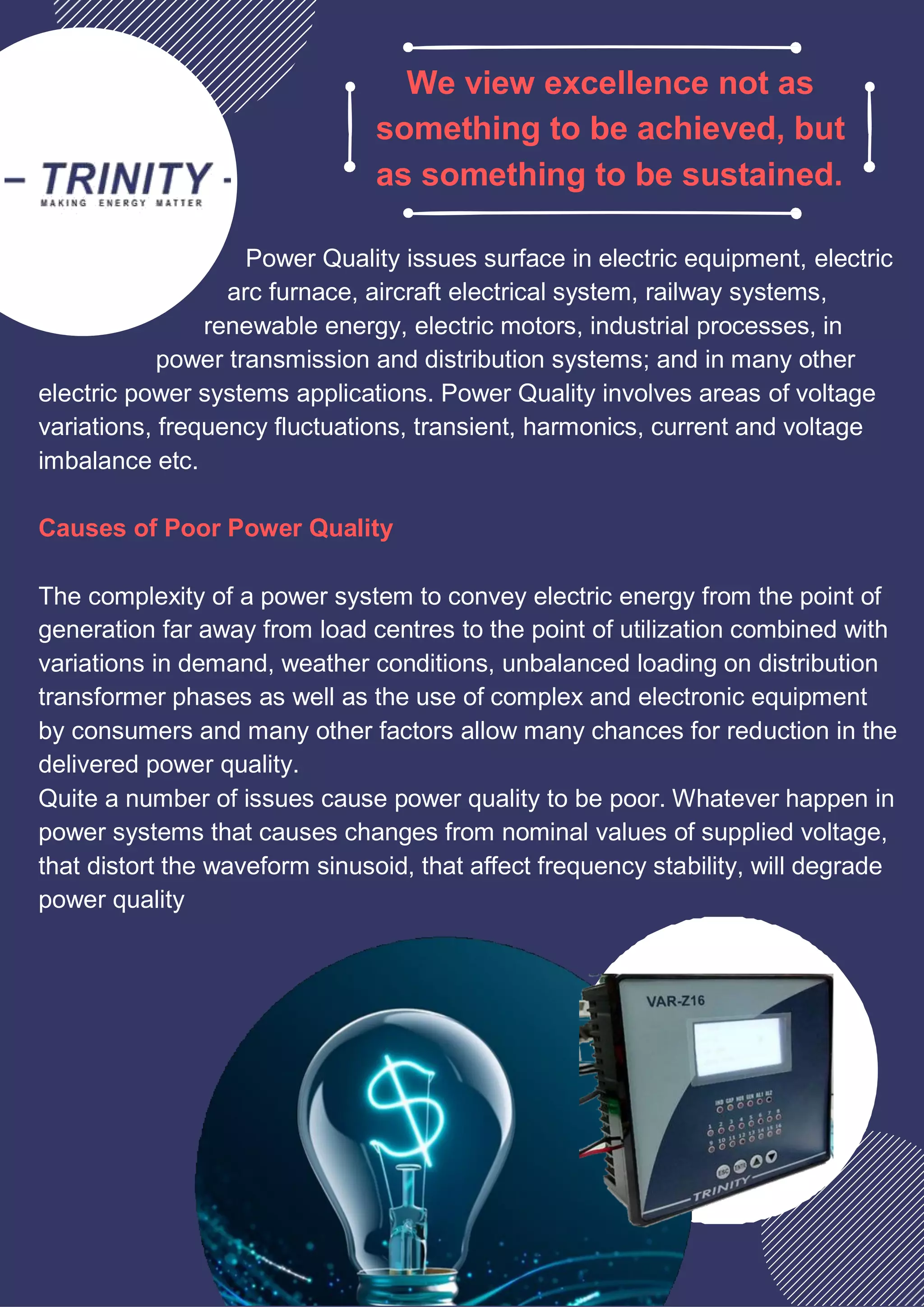 Power quality in electrical systems | PDF