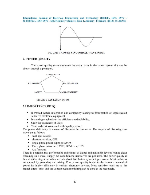 Power quality, its problem and power quality monitoring | PDF