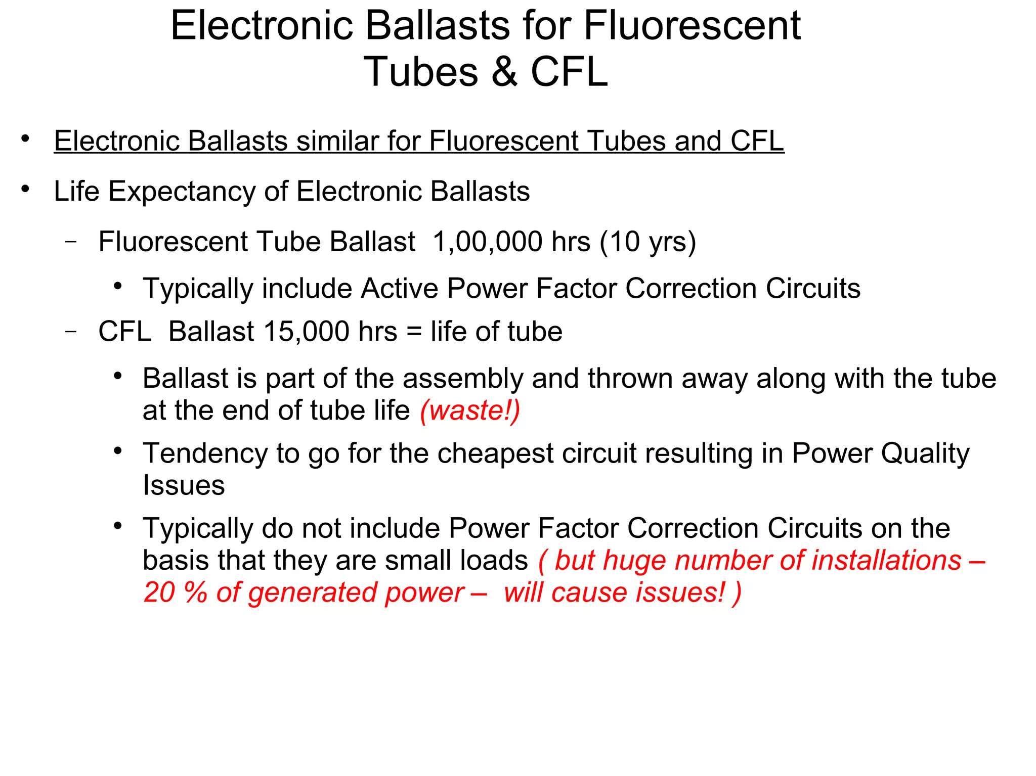 Power Quality Of Lighting Loads | PPT