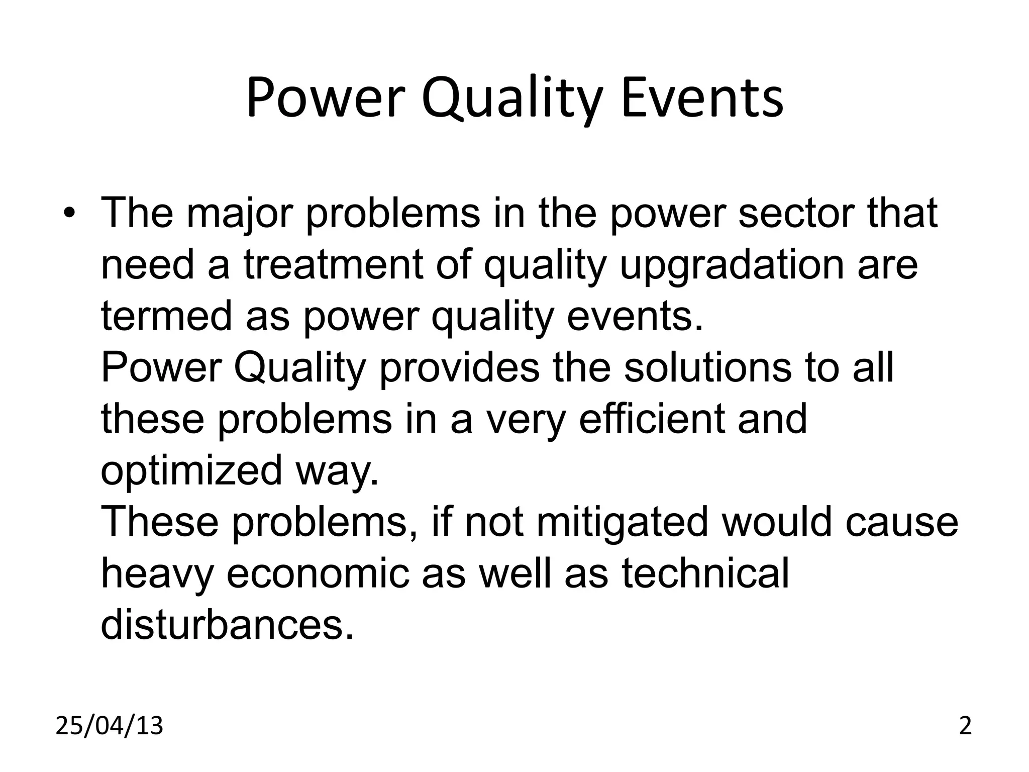 Power quality ppt | PPTX