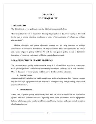 Power Quality Report | PDF