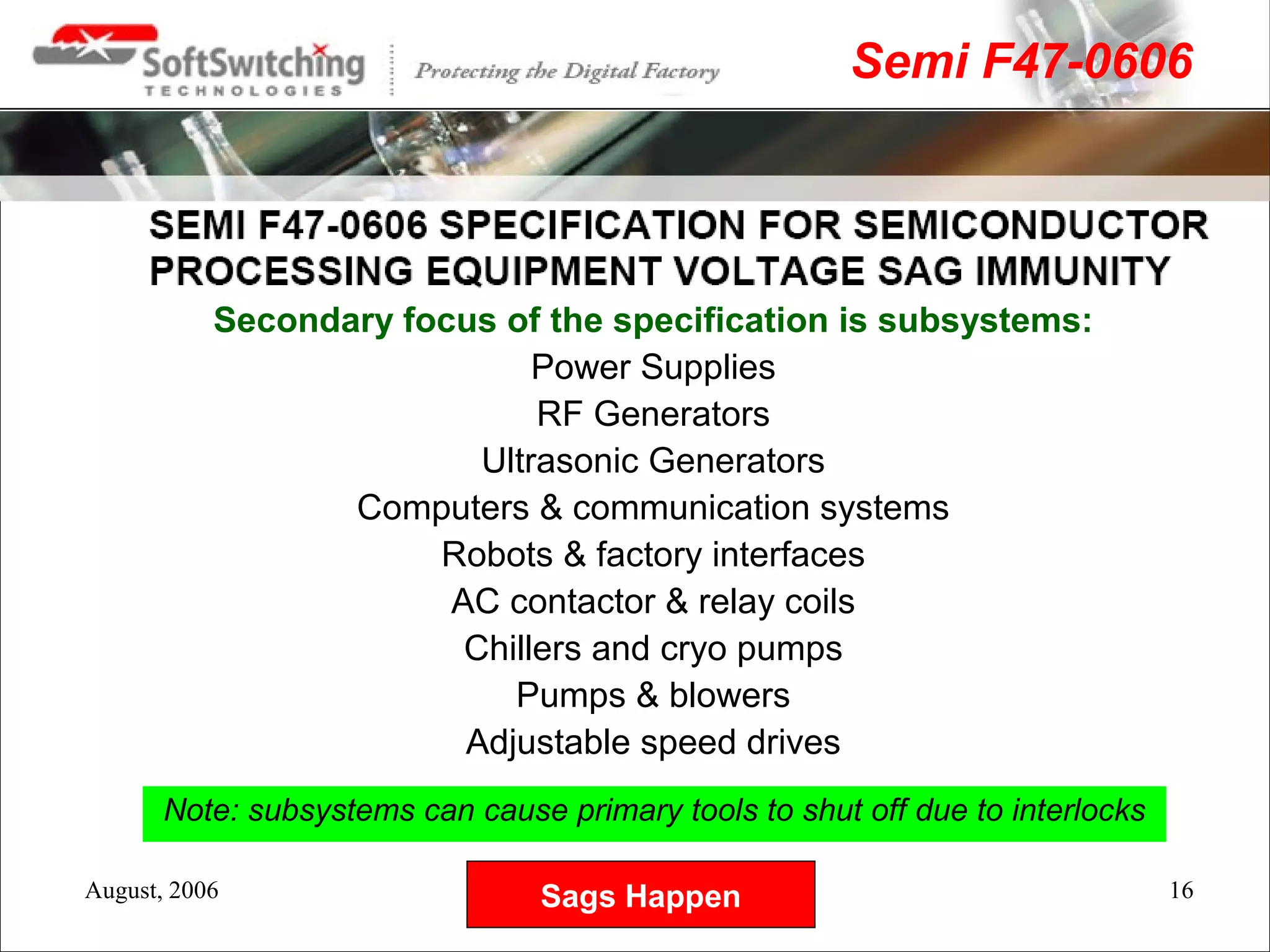 Power Quality Switch Sag | PPT