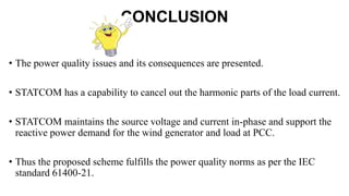 Power quality using statcom | PPTX
