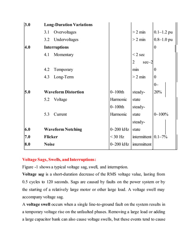 Power Quality Variations in Distribution Circuits | PDF