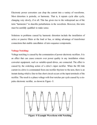 Power Quality Variations in Distribution Circuits | DOCX