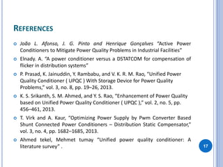 Power qualty conditioners | PPTX