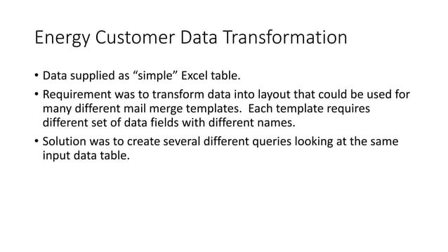 Power Query Examples | PPT