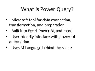 Power Query Healthcare Analytics presentation | PPTX