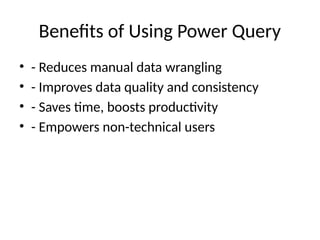 Power Query Healthcare Analytics presentation | PPTX