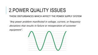 Power Quality Issues | PPTX