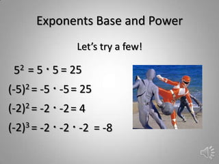 Power ranger exponents | PPTX | Physics | Science