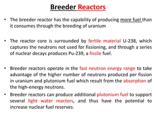 Types of Nuclear Reactor and Process Flow Diagram of System | PPTX
