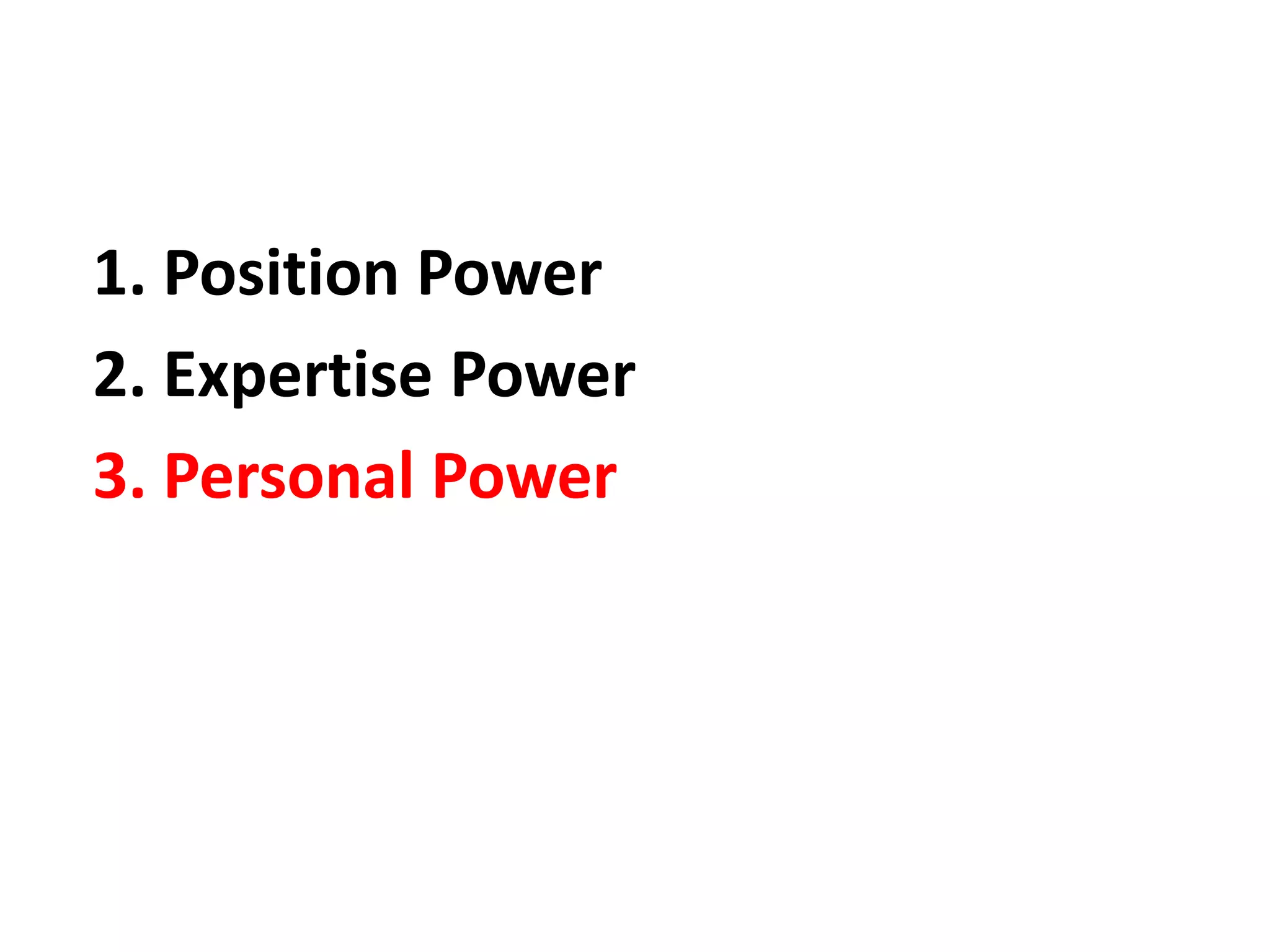 Three types of Power | PPTX