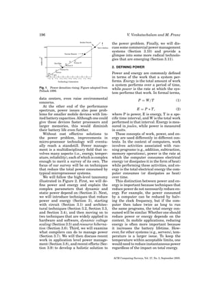 Power reductionofmicroprocessors | PDF