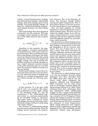 Power reductionofmicroprocessors | PDF