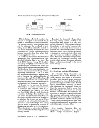 Power reductionofmicroprocessors | PDF