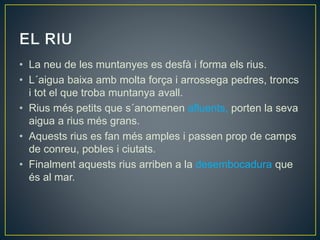 Els misteris del riu | PPTX