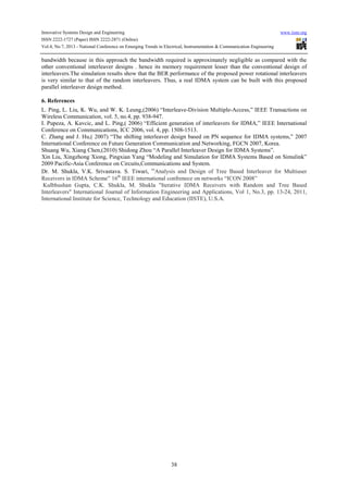 Power rotational interleaver on an idma system | PDF | Digital Audio | Computer Software and ...