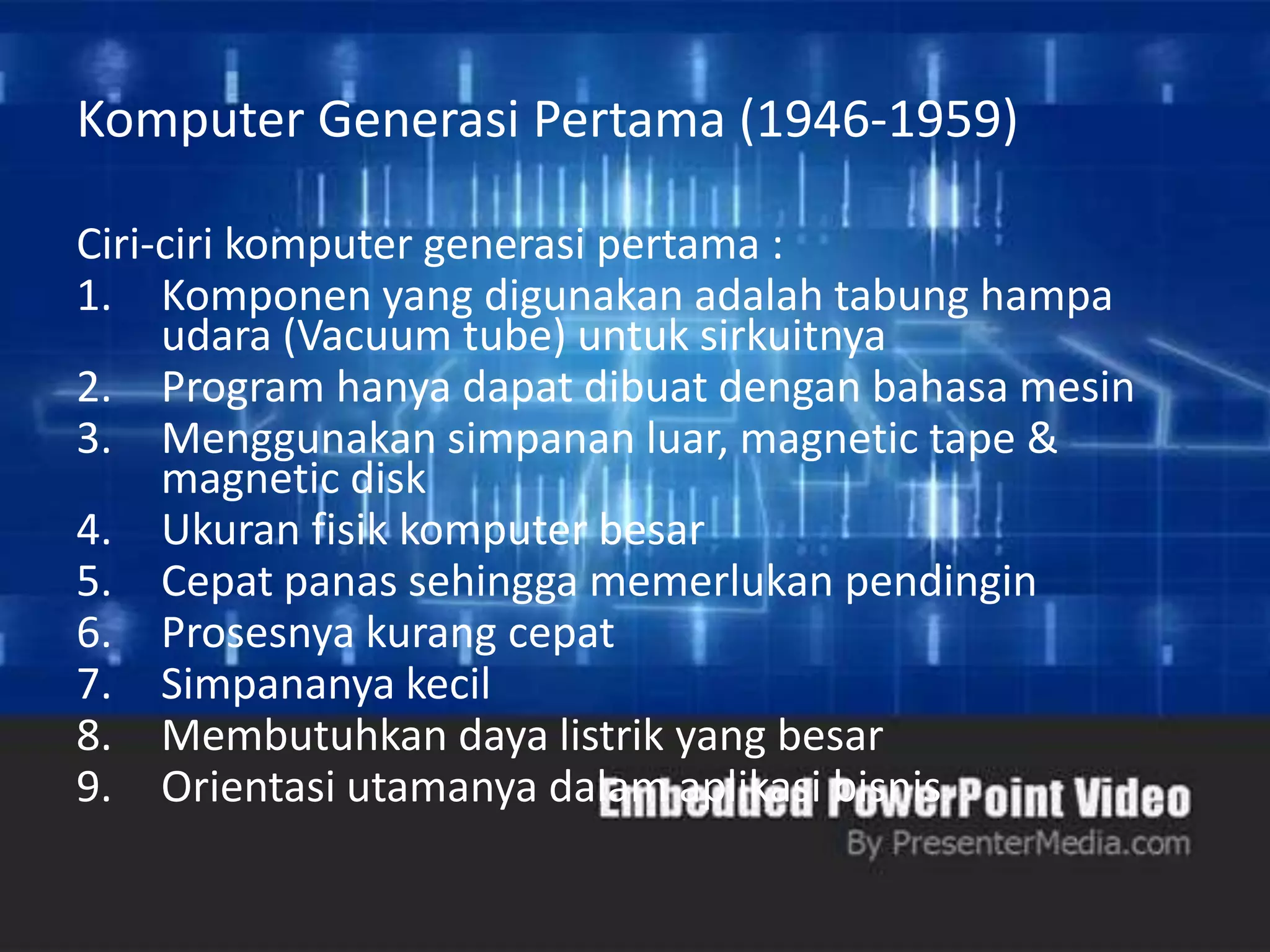 ppt sejarah komputer, softwere dan hardware | PPTX
