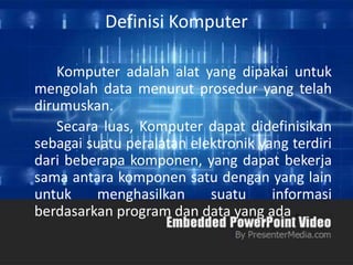 ppt sejarah komputer, softwere dan hardware | PPTX