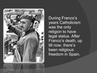 Religion in Spain. Comenius | PPT