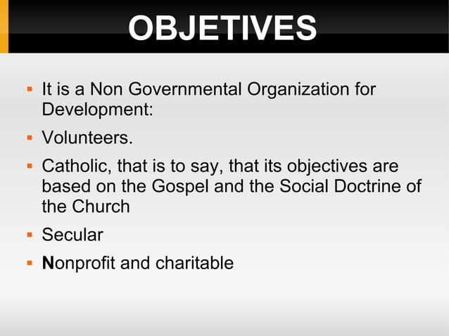 ONG manos unidas | ODP