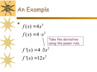 Calculus I - Derivative using Power Rule.ppt