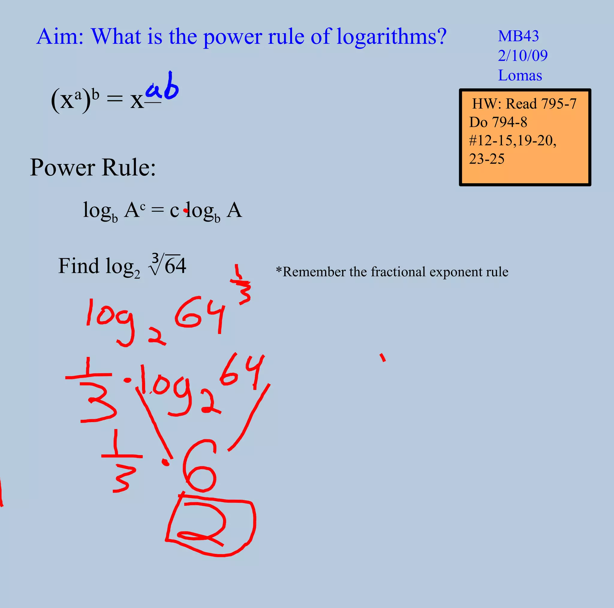 Power Rule T | PPT