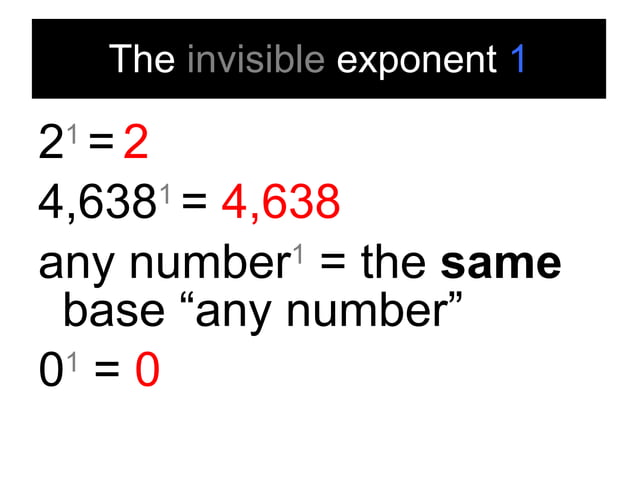 Powers and Exponents | PPT | Physics | Science