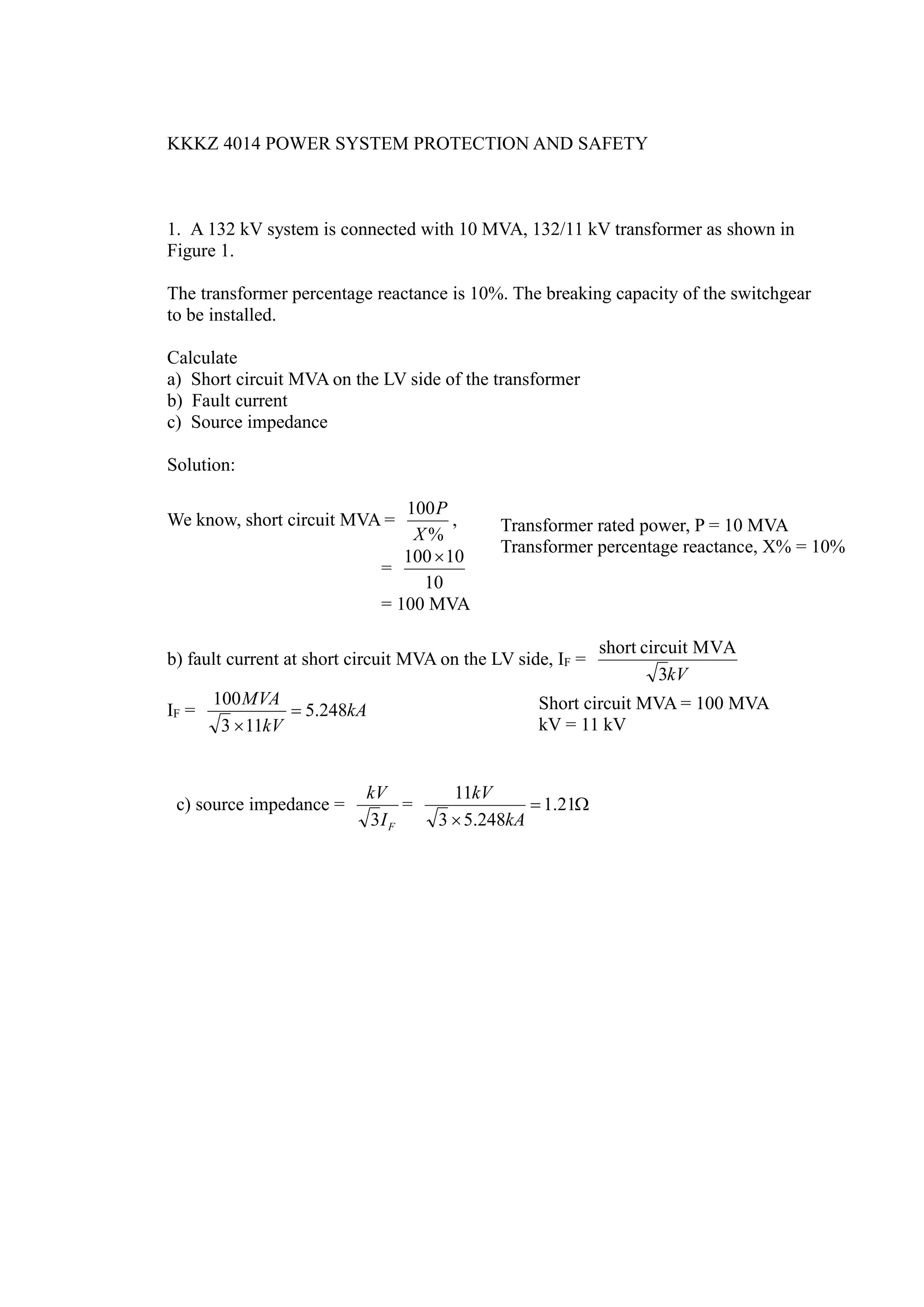 Power system safety and protection | PDF