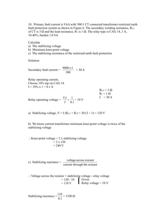 Power system safety and protection | PDF