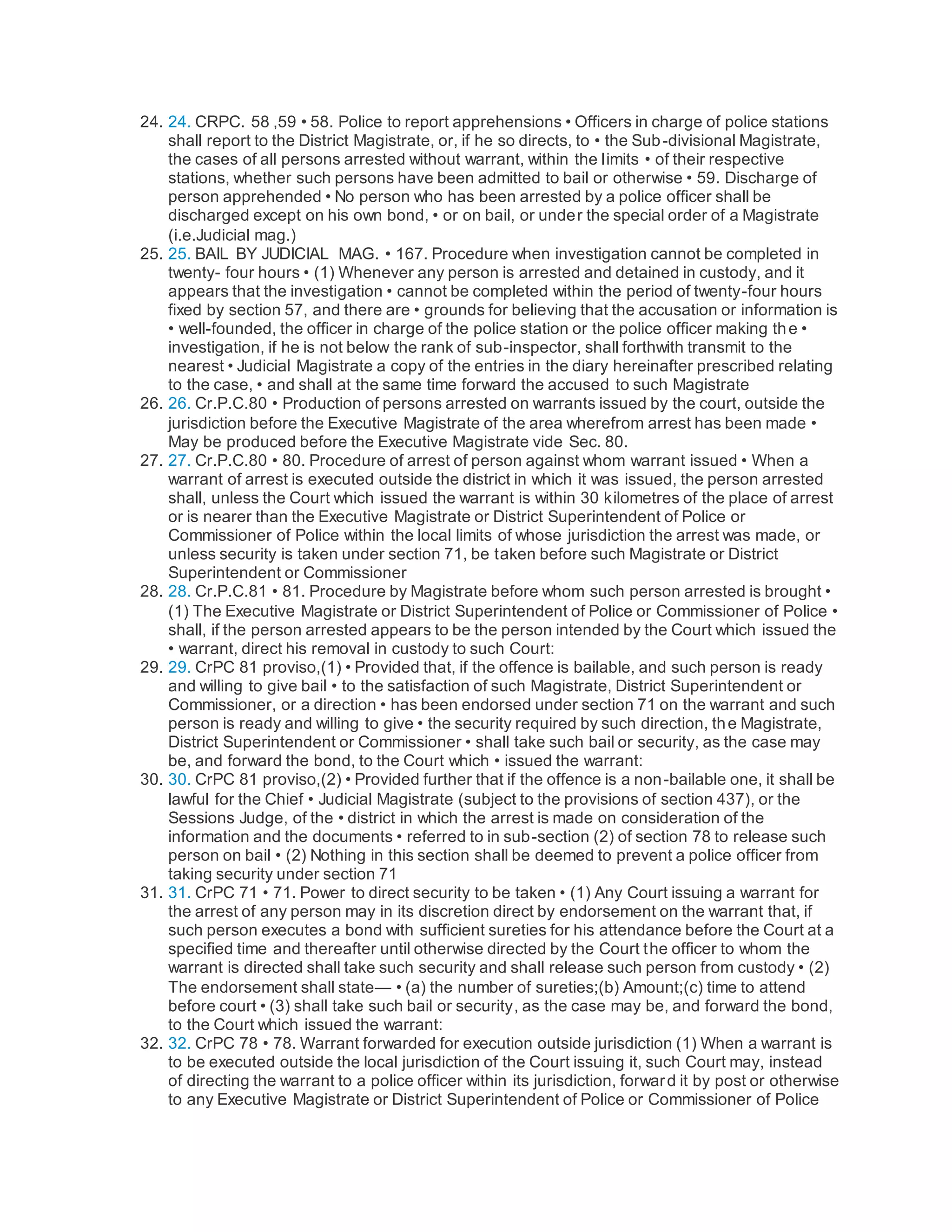 Powers and duties of executive magistrates | DOCX