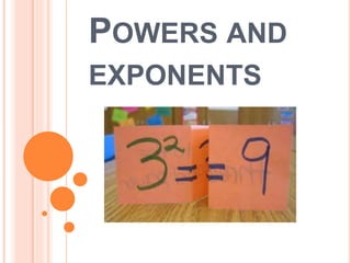 Powers and exponents | PPT