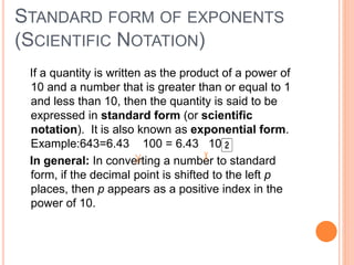 Powers and exponents | PPT