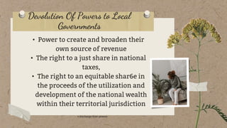 Powers and functions of local governments | PPTX