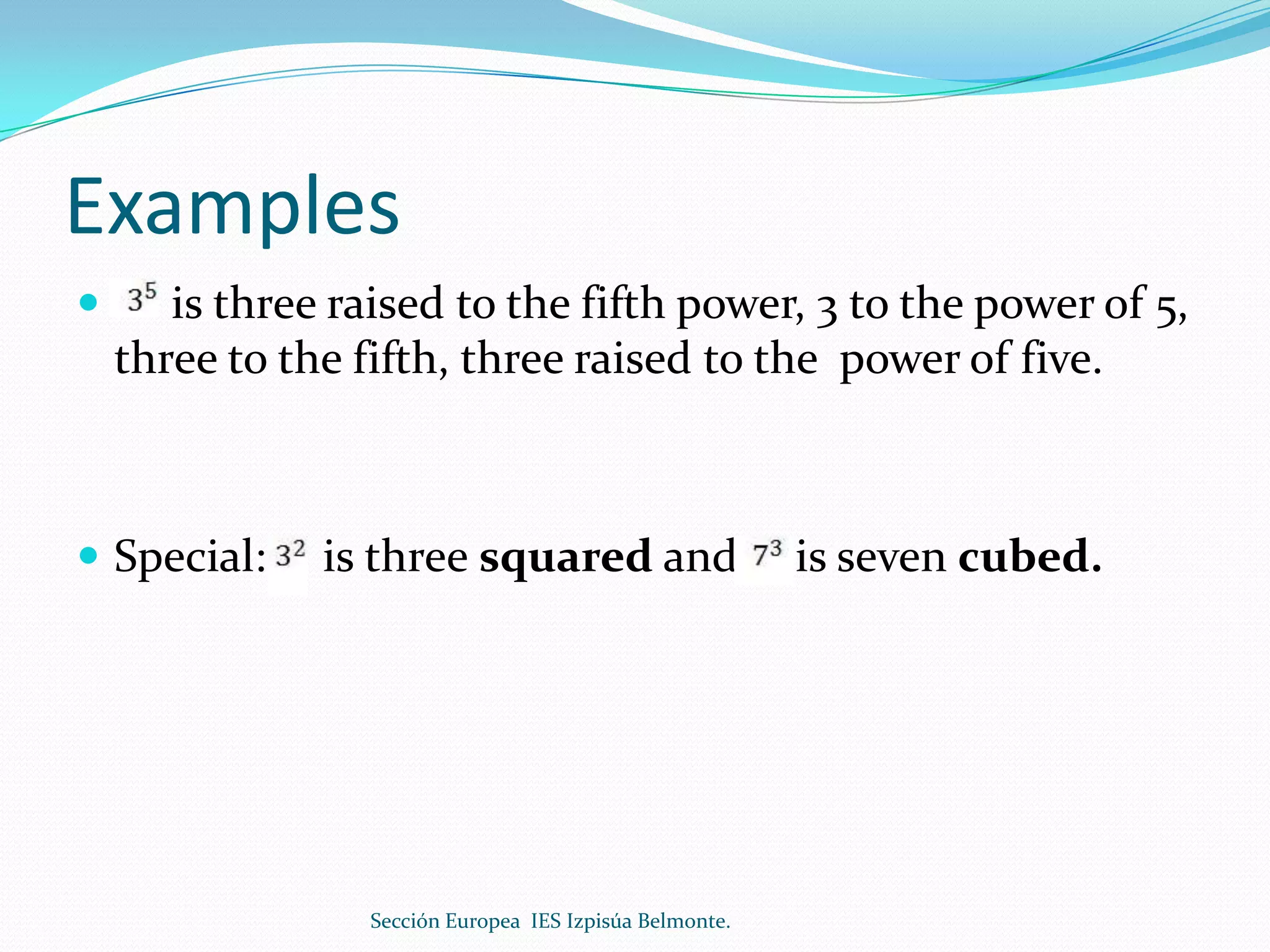 Powers And Roots | PPTX