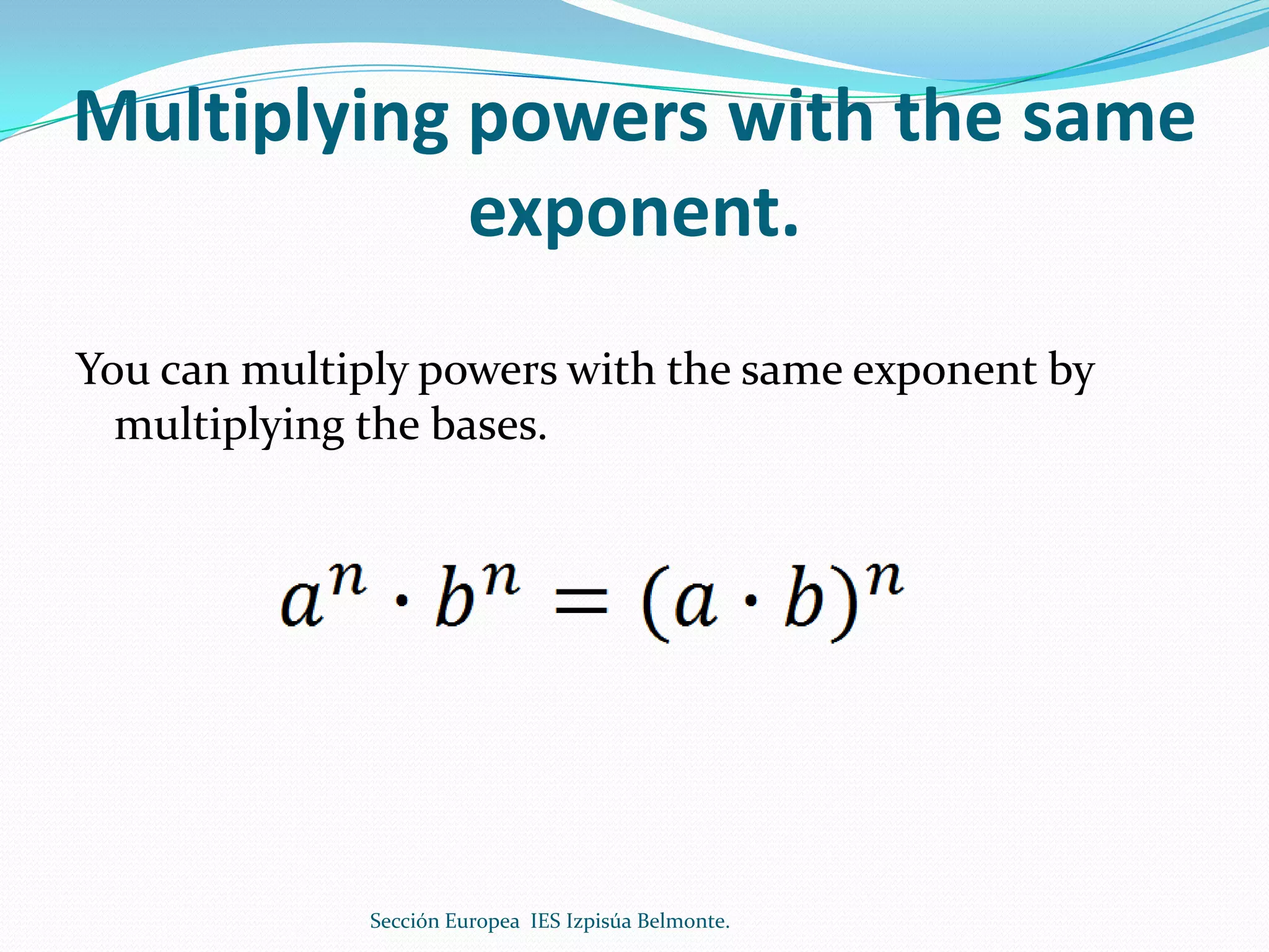 Powers And Roots | PPTX