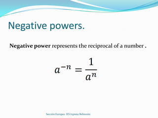 Powers And Roots | PPTX