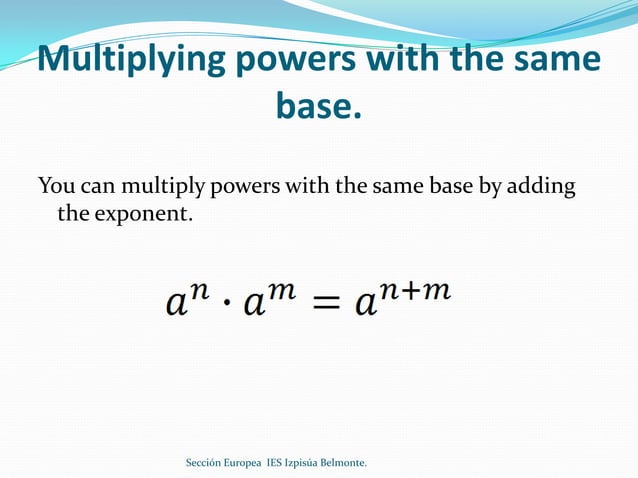 Powers And Roots | PPTX