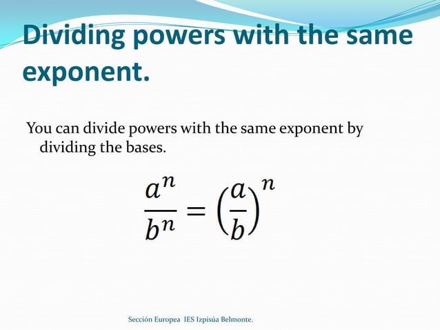 Powers And Roots | PPTX