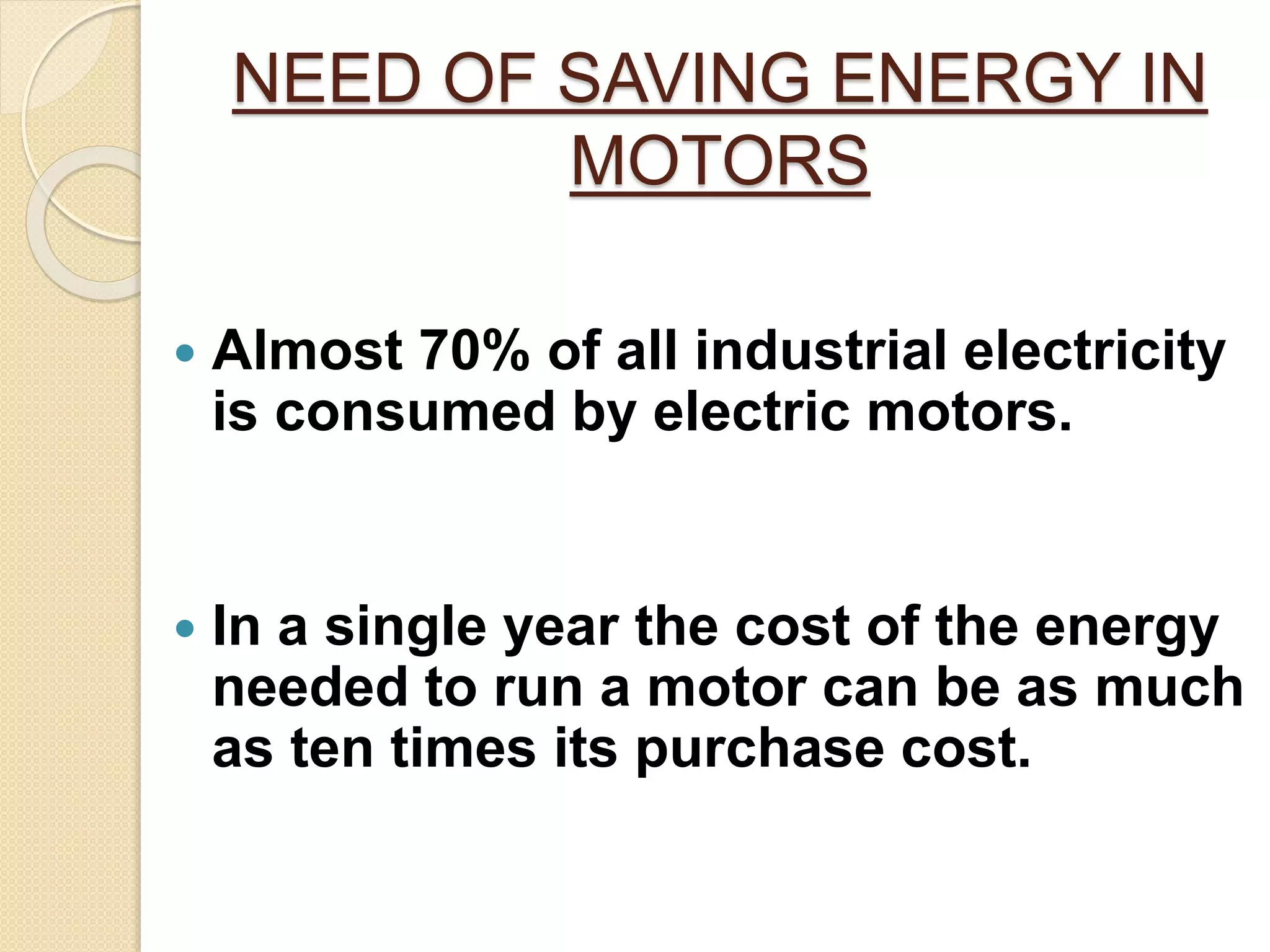 Power saving motors | PPT