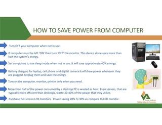 Power saving ppt | PDF
