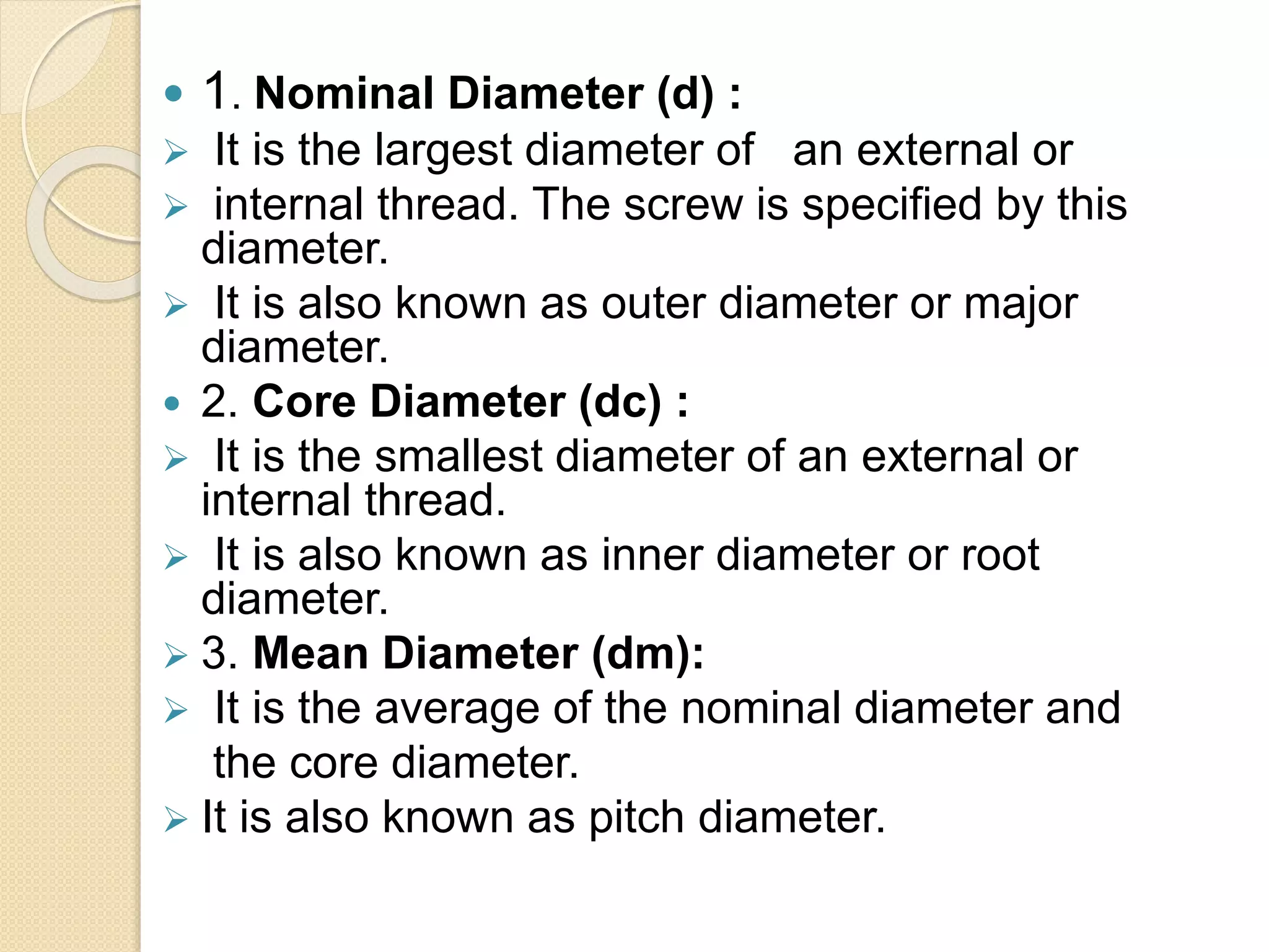 Power screw (machine design & industrial drafting ) | PPTX