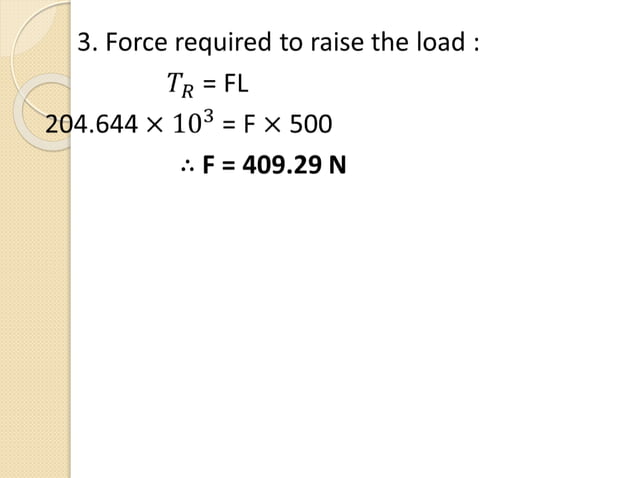 Power screw (machine design & industrial drafting ) | PPTX