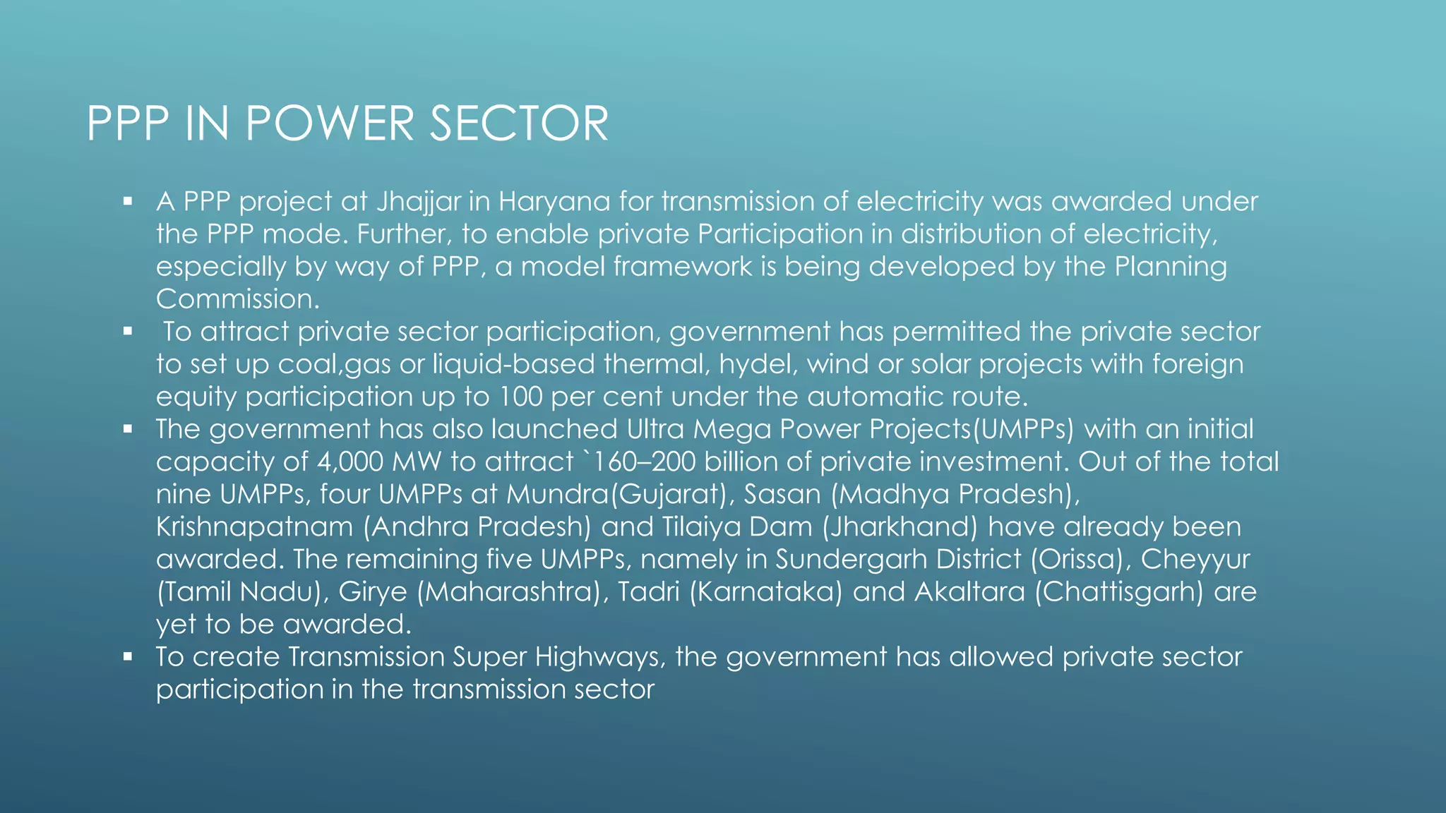 Indian Power Sector | PPTX