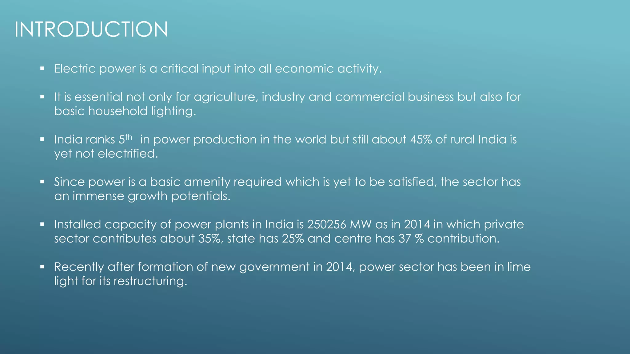 Indian Power Sector | PPTX