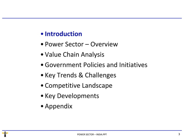 Power Sector - India - Sample | PPT