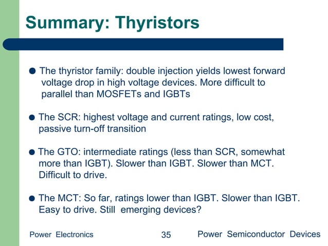 Power semiconductor devices | PDF