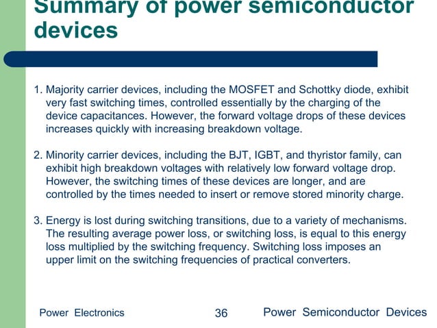 Power semiconductor devices | PDF