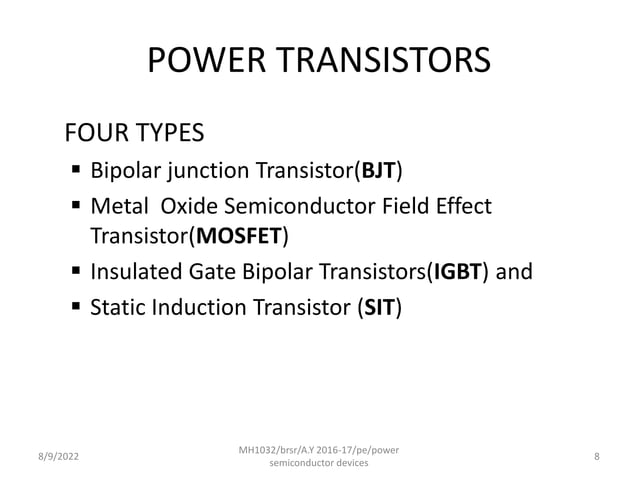 POWER SEMICONDUCTOR DEVICES.ppt